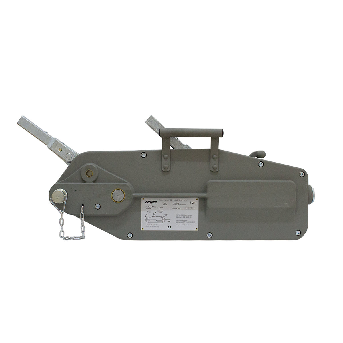 Tirfor Malacate TI003 3.2 Ton Arrastre 4 Ton 16 mm 20 m | Cayac ...